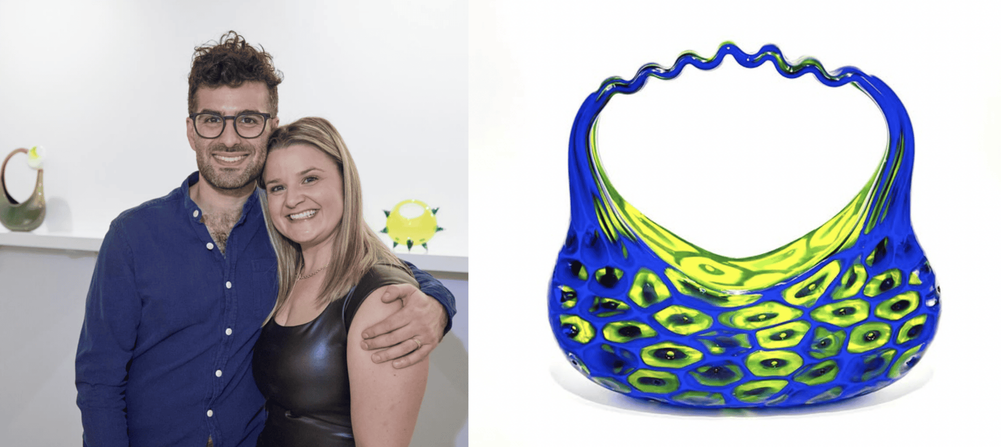 Josh Raiffe’s handblown glass purses help raise awareness about ...